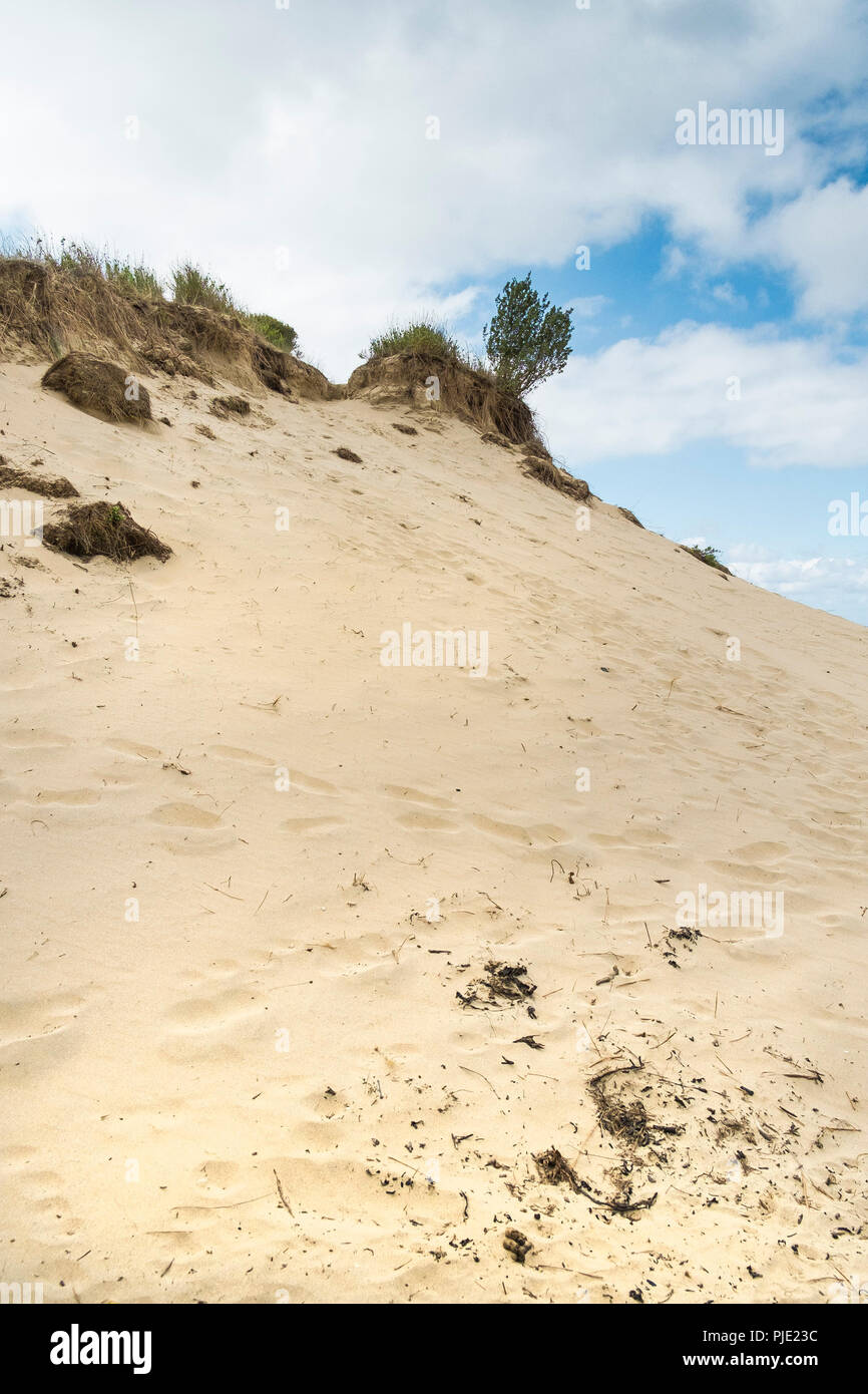 Coastal sand dunes at Crantock in Newquay Cornwall Stock Photo - Alamy