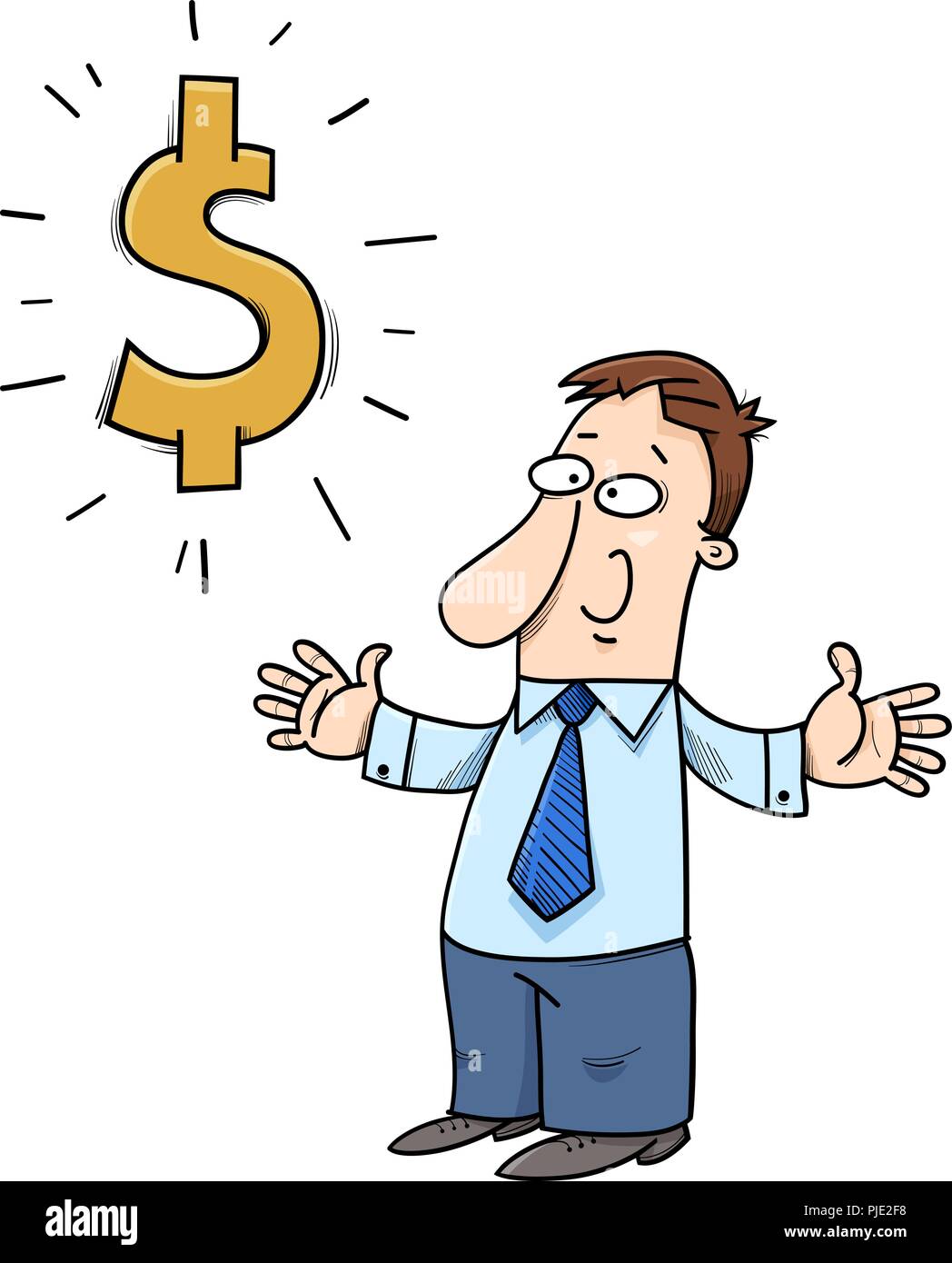 Cartoon character dollar sign hi-res stock photography and images - Alamy