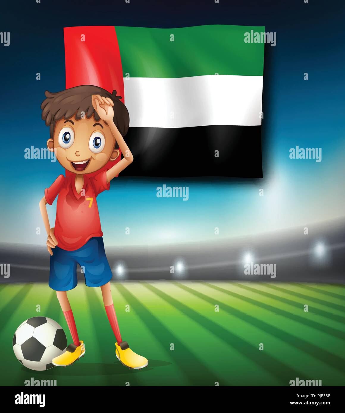 Emirates stadium Stock Vector Images - Alamy