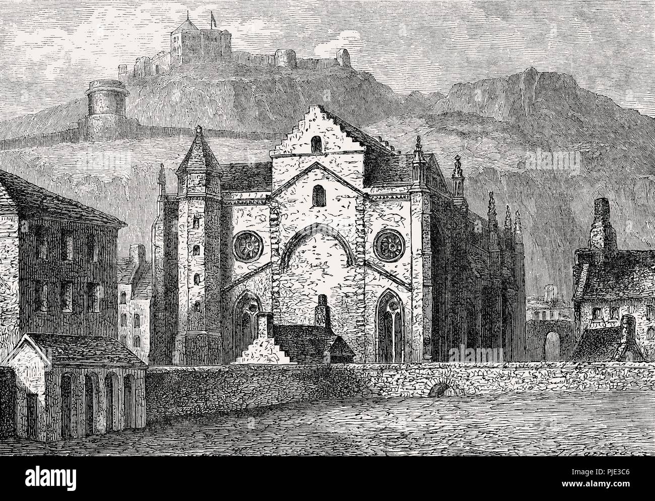 Trinity College Kirk, a royal collegiate church demolished in 1848 ...