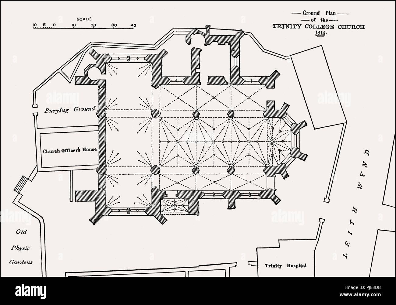 Edinburgh street map scotland hi-res stock photography and images - Alamy