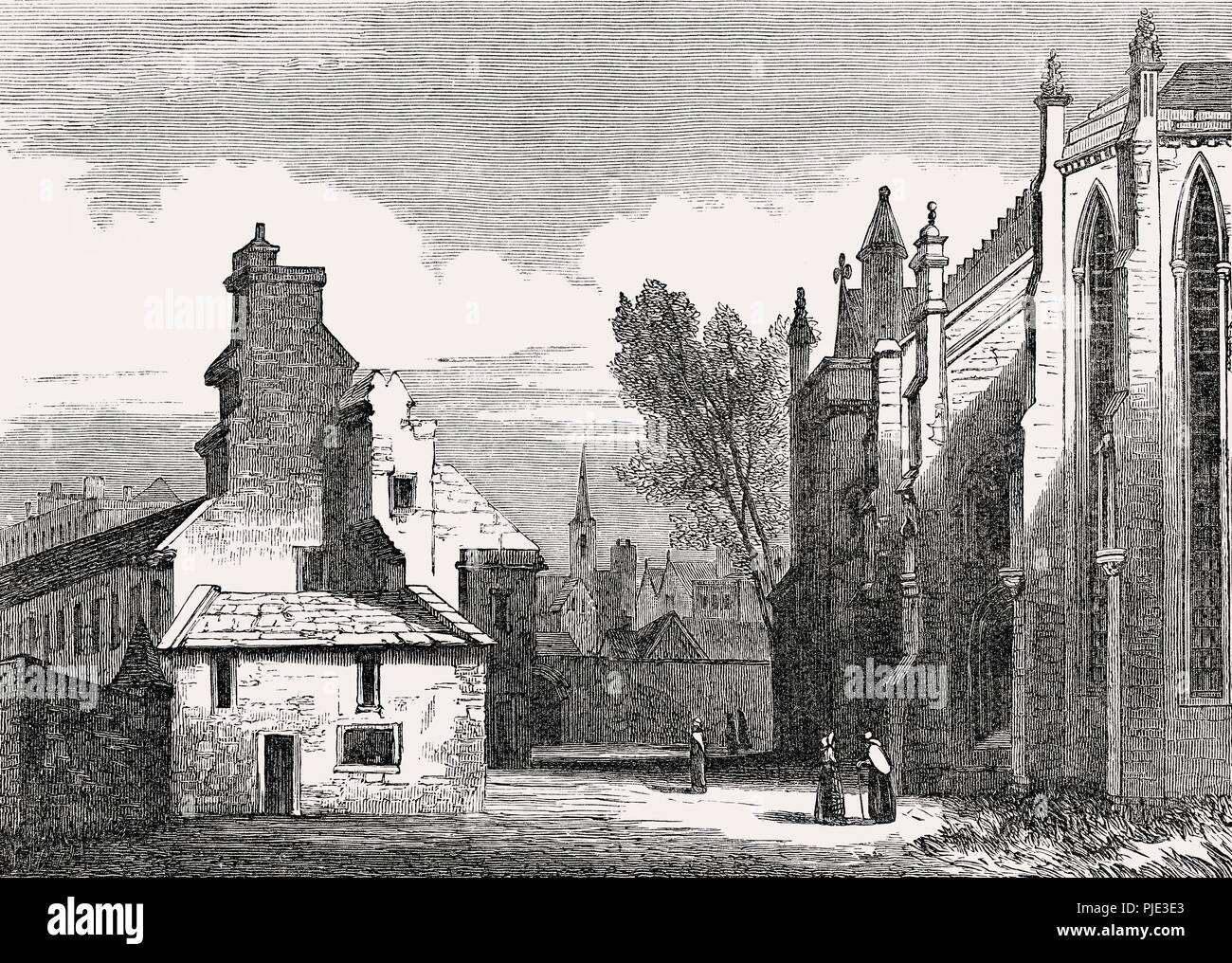Trinity Hospital and Trinity College Kirk, a royal collegiate church ...