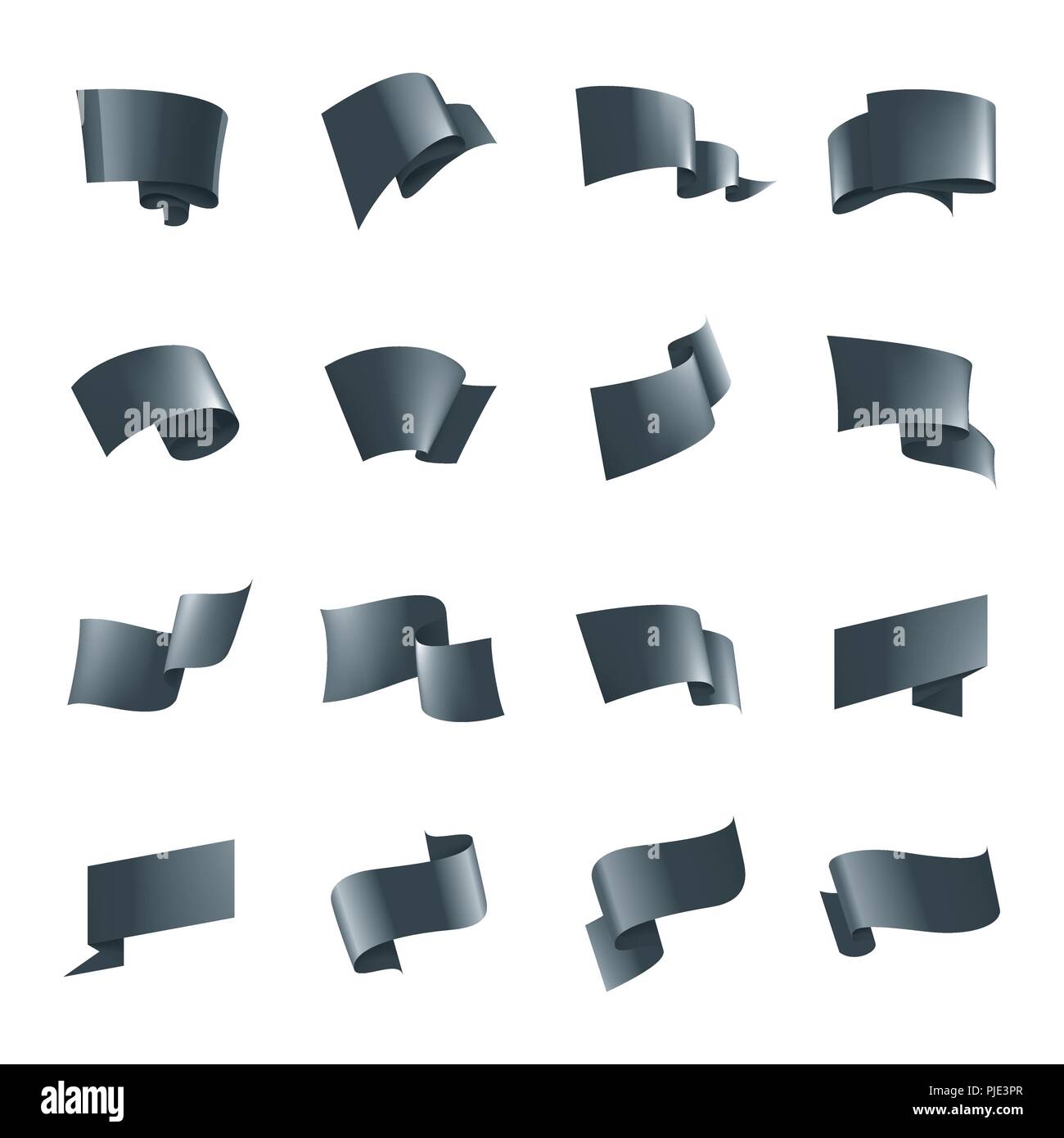 Set standard black web Stock Vector Images - Alamy