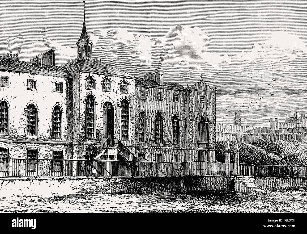 The Orphan Hospital, Edinburgh, Scotland, 18th century Stock Photo - Alamy