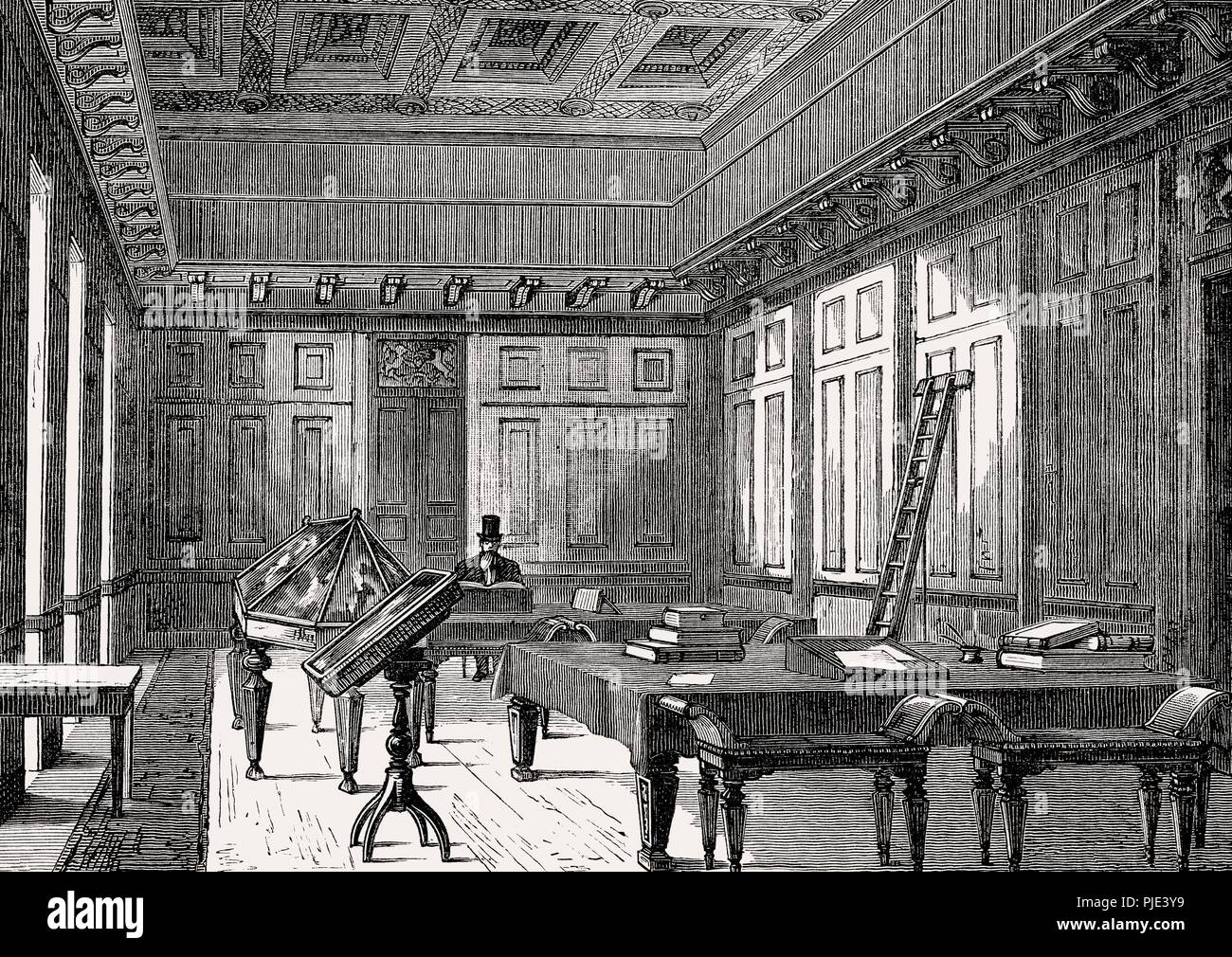 The Antiquarian Room, Register House, East End of Princes Street ...