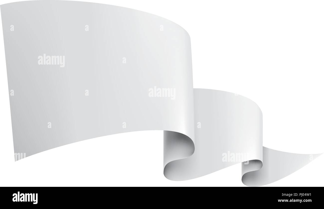 Waving the white flag on a white background Stock Vector Image & Art ...