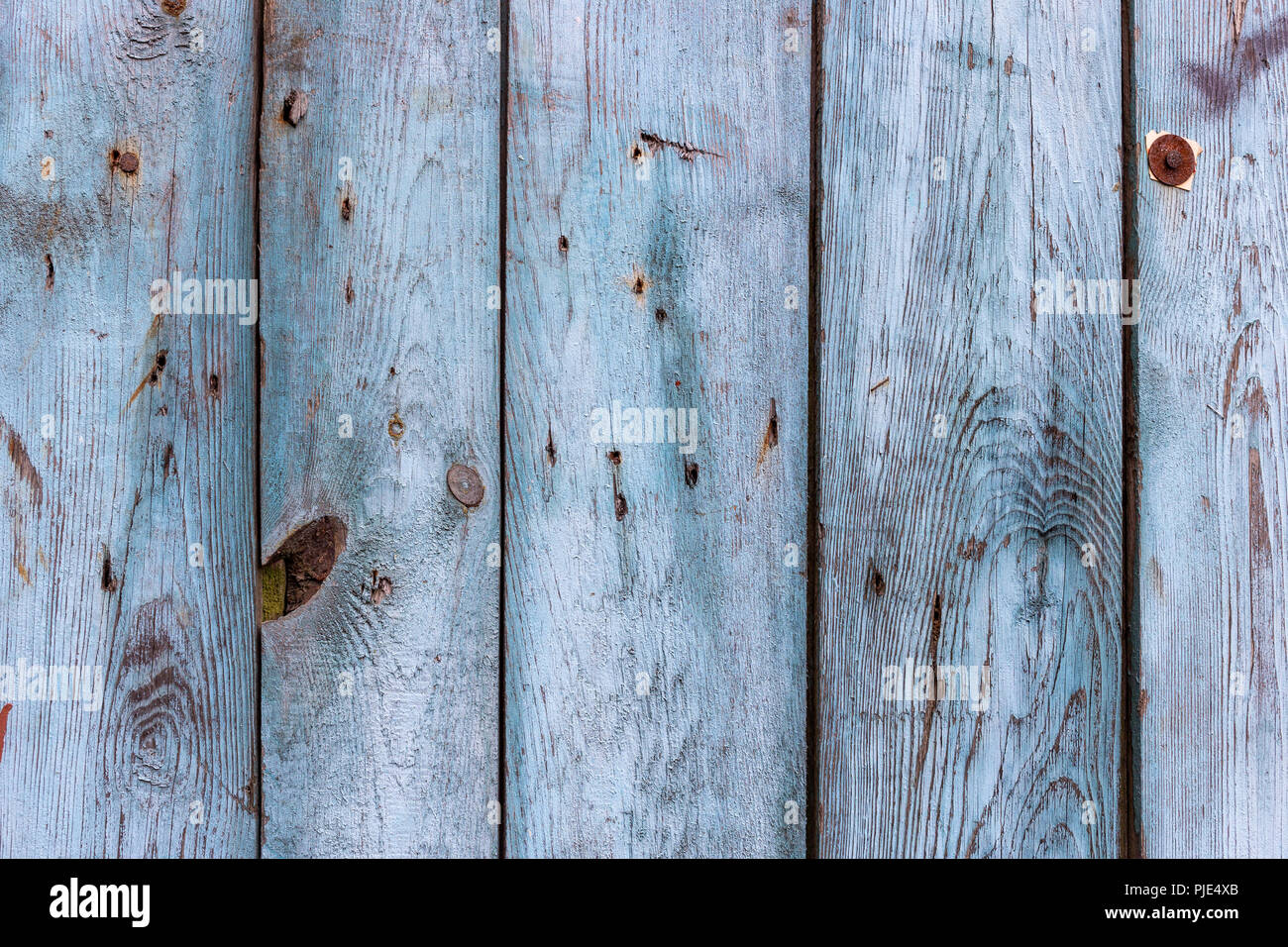 The old blue wood texture with natural patterns Stock Photo - Alamy