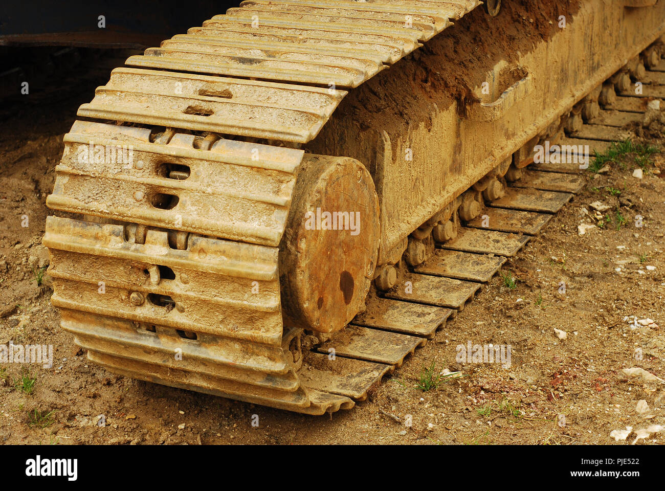 Digger tracks hi-res stock photography and images - Alamy