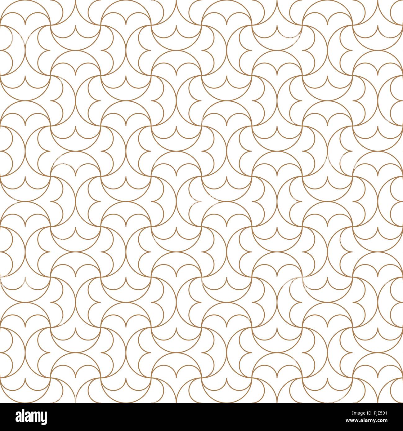 Modern repeating seamless pattern of repeat round shapes. Vector ...