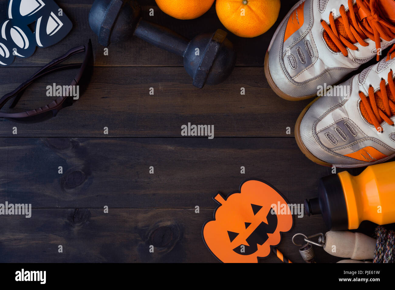 Happy Halloween day with Fitness, Exercise, Working out healthy ...