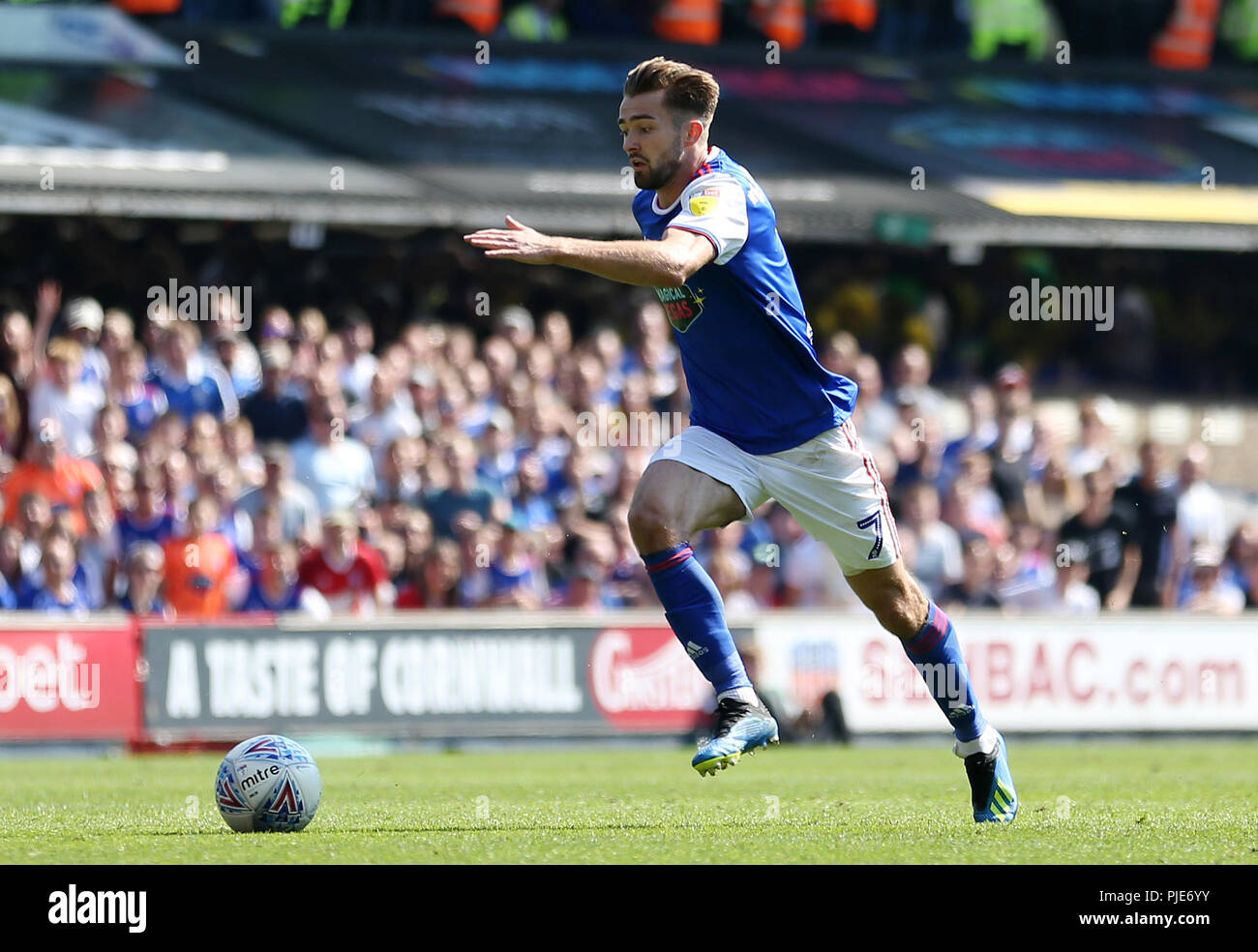 Ipswich Town's Gwion Edwards Stock Photo - Alamy