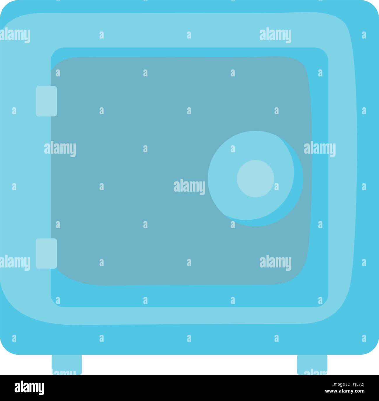 strong box icon over white background, vector illustration Stock Vector ...