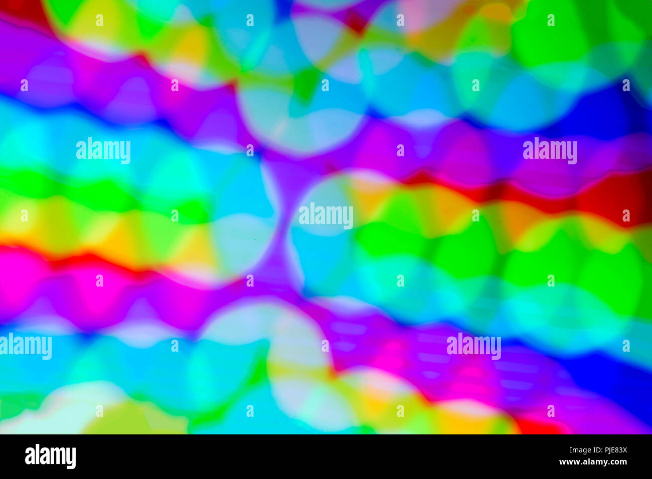 Defocused - out of focus blurred bokeh abstract light toned colorful ...