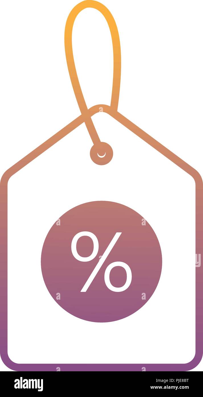 discount tag icon over white background, vector illustration Stock ...