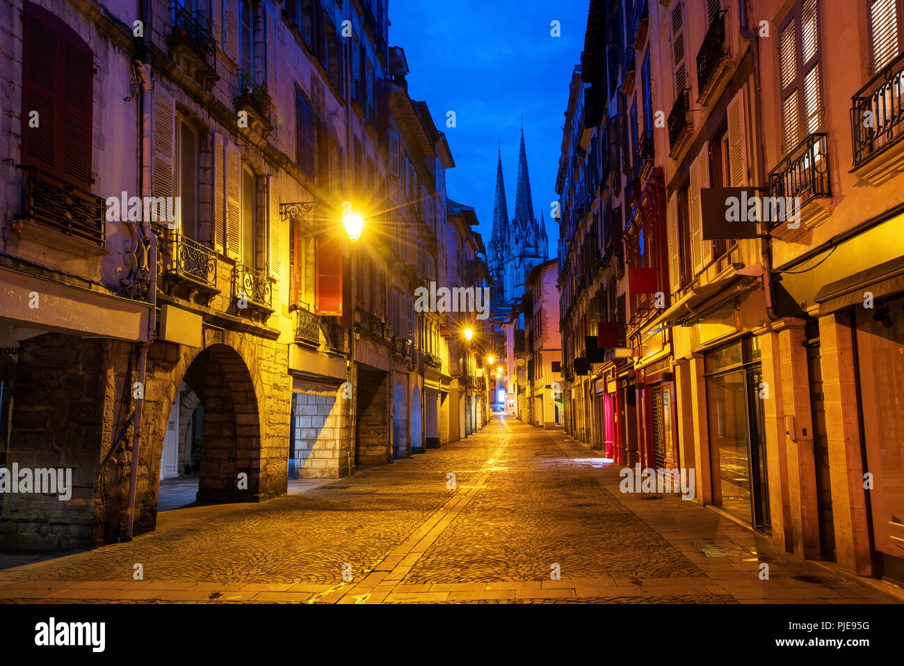 Bayonne old town hi-res stock photography and images - Alamy