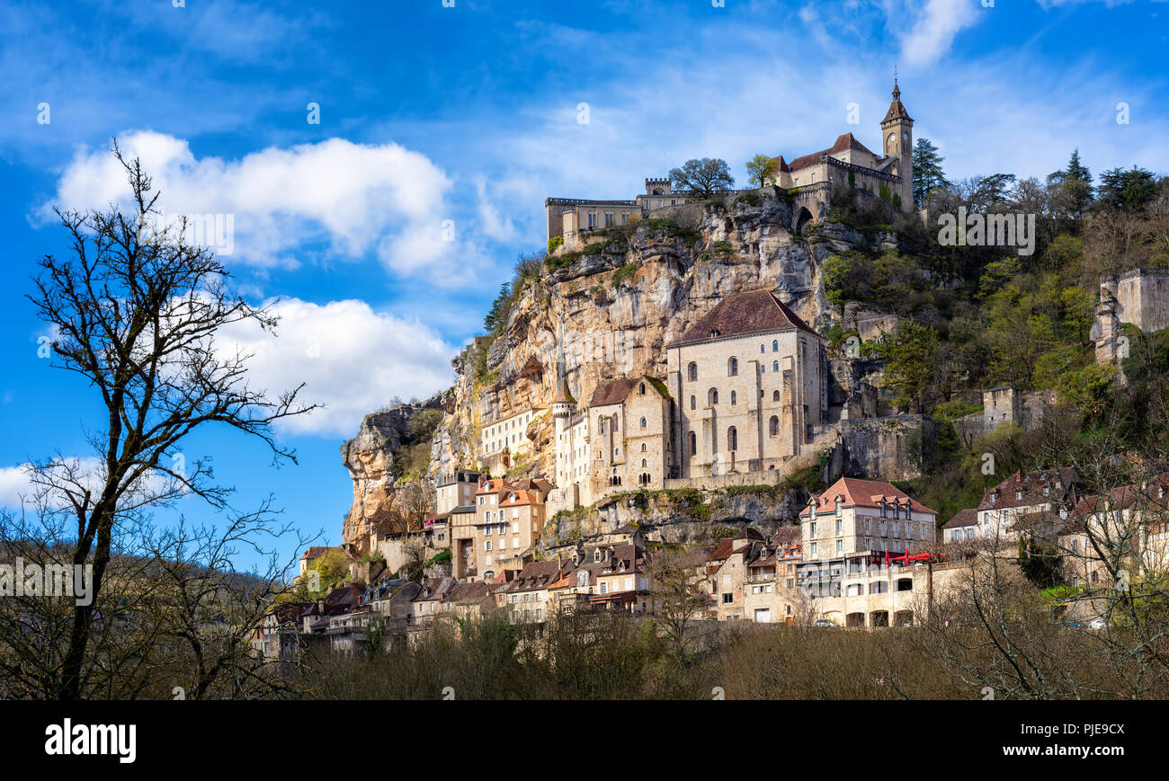 Rocamadour village, France, a beautiful medieval town, is an UNESCO ...