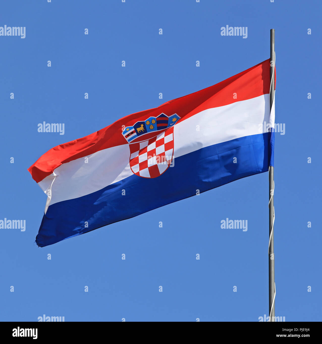 Croatian official flag hi-res stock photography and images - Alamy