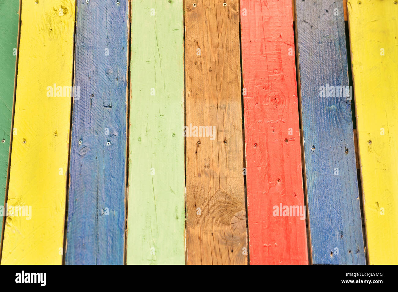Colorful wood background Stock Photo - Alamy