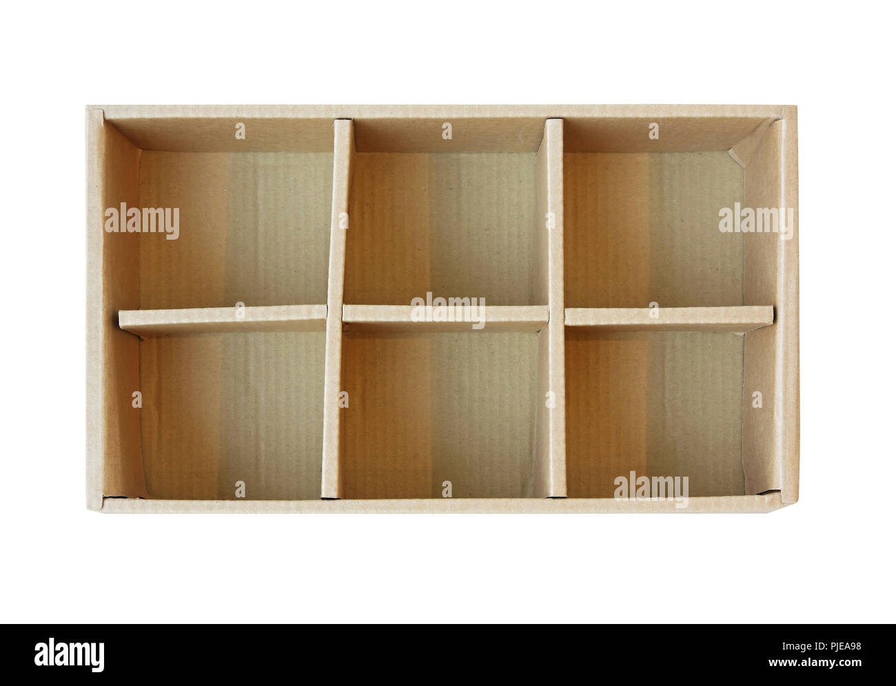 Cardboard box compartments hi-res stock photography and images - Alamy