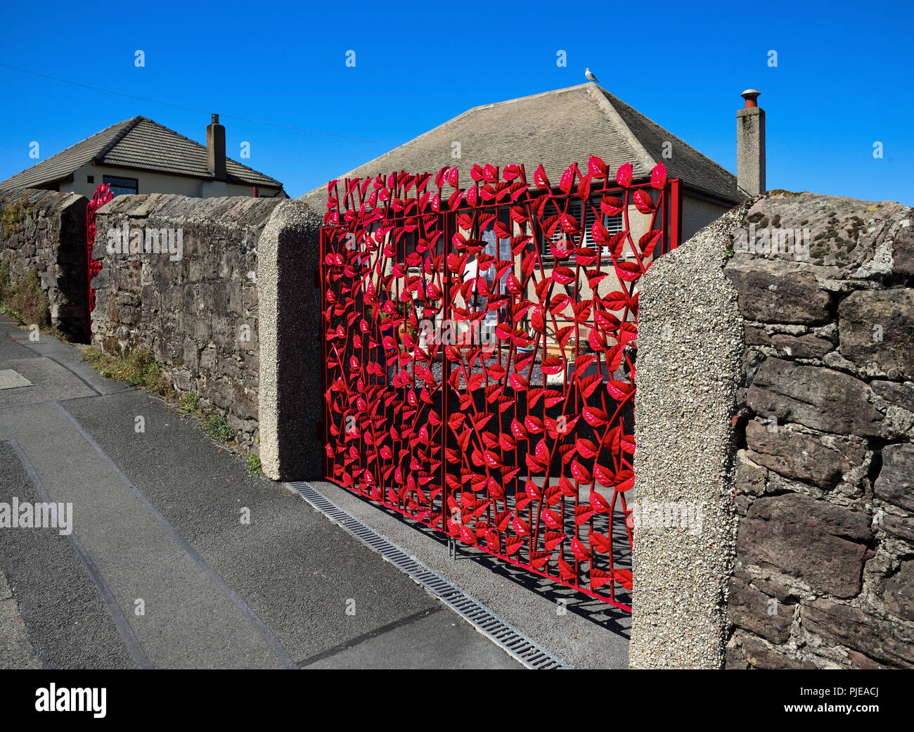 Unusual gate design hi-res stock photography and images - Alamy