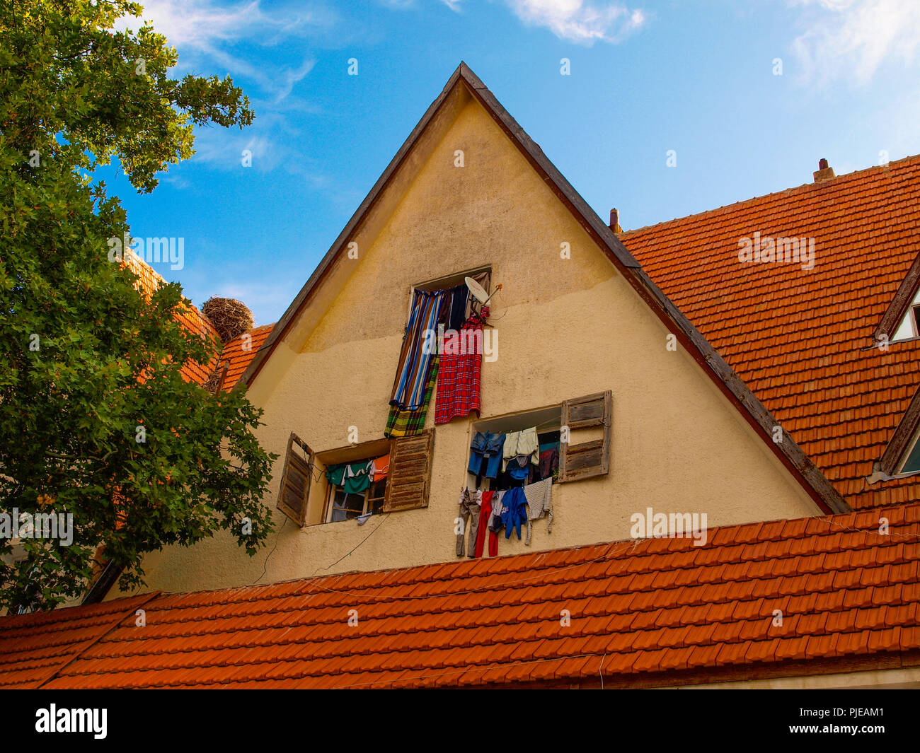 Building of Ifran city in Morocco Stock Photo - Alamy