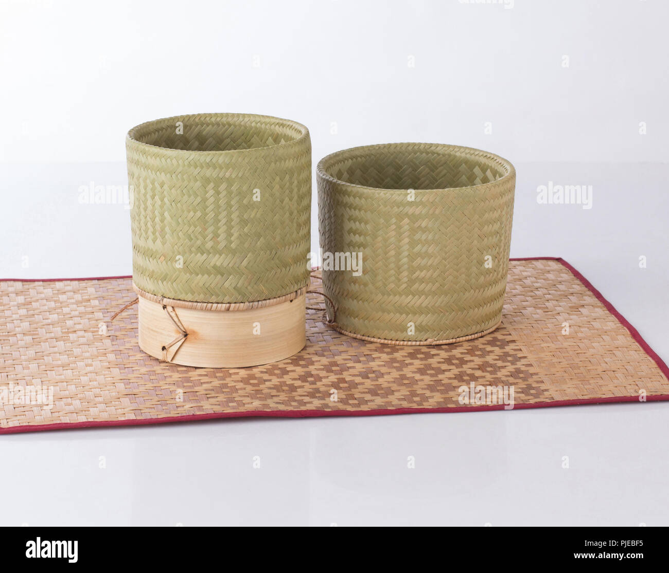 Sticky rice bamboo wicker box, Northern and Northeastern culture of ...