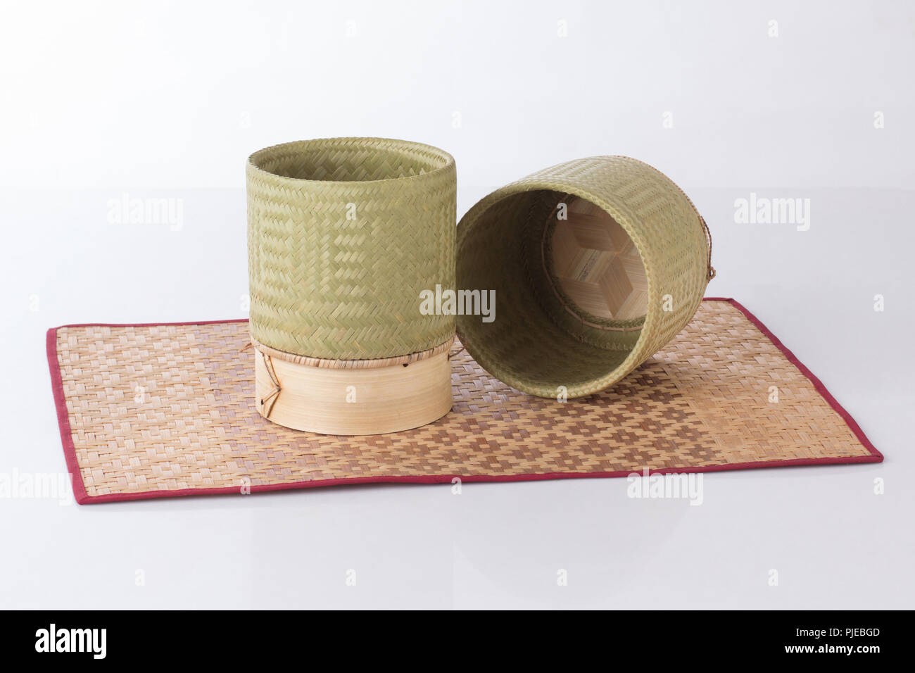 Sticky rice bamboo wicker box, Northern and Northeastern culture of ...