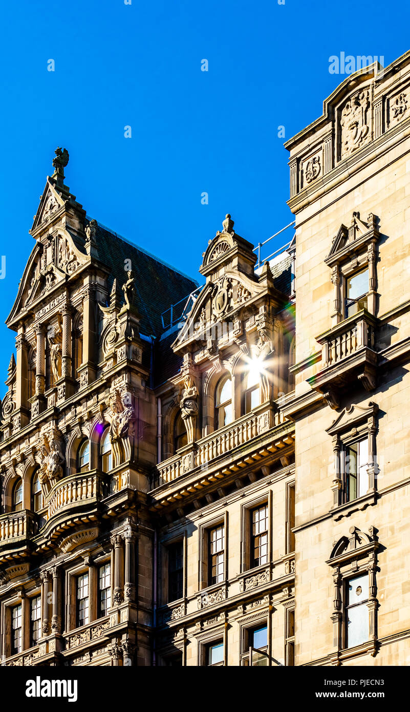 Building exterior of Jenners department store in Princes Street ...