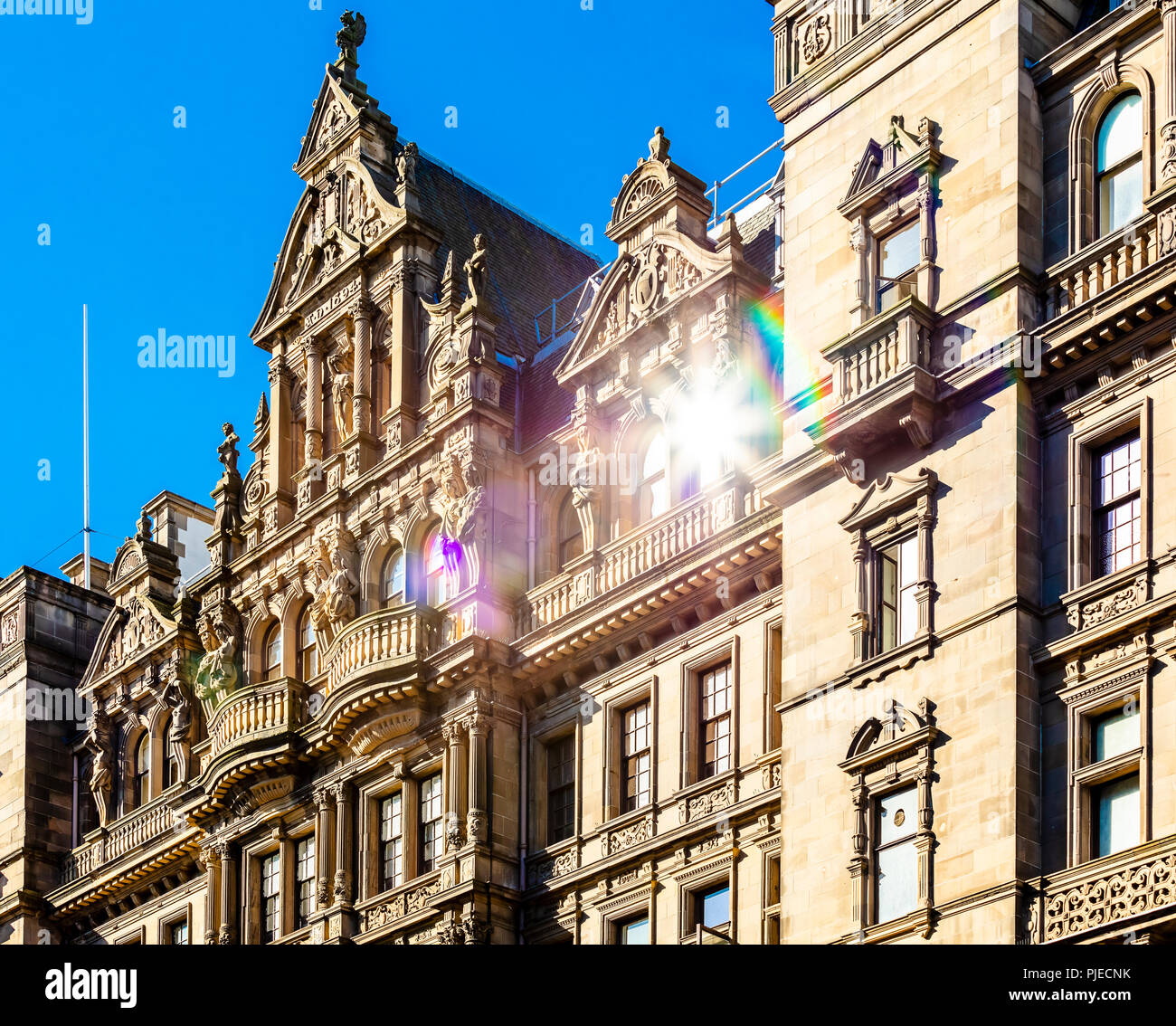 Building exterior of Jenners department store in Princes Street ...