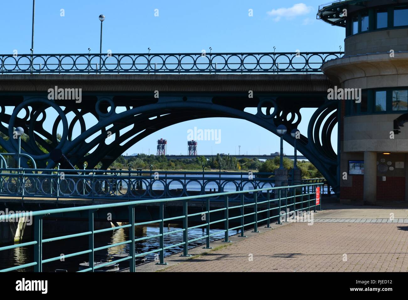 Stunning, naturally lit image of the Tees Barrage International White ...