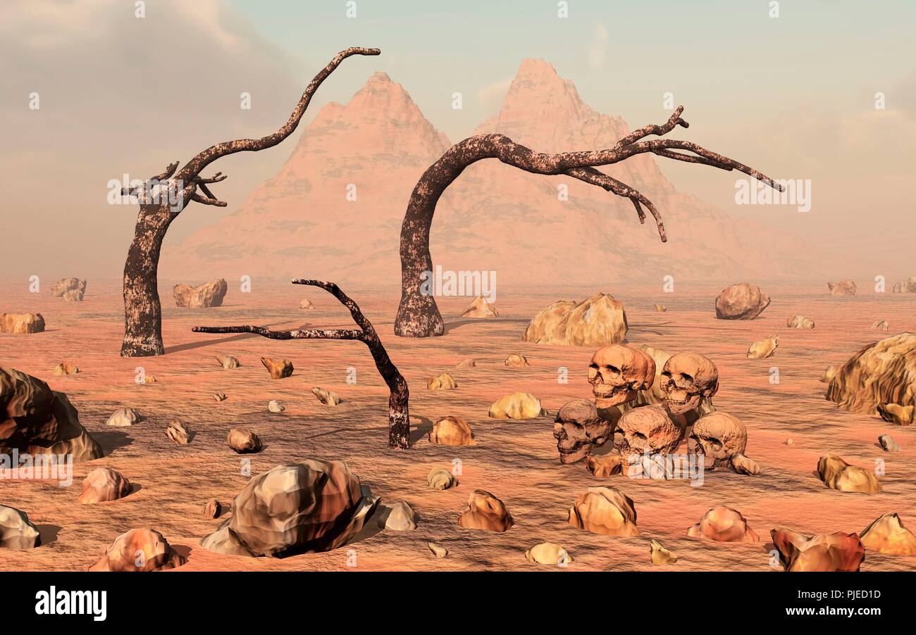 Drought Resulting In Deadly Famine Stock Photo - Alamy