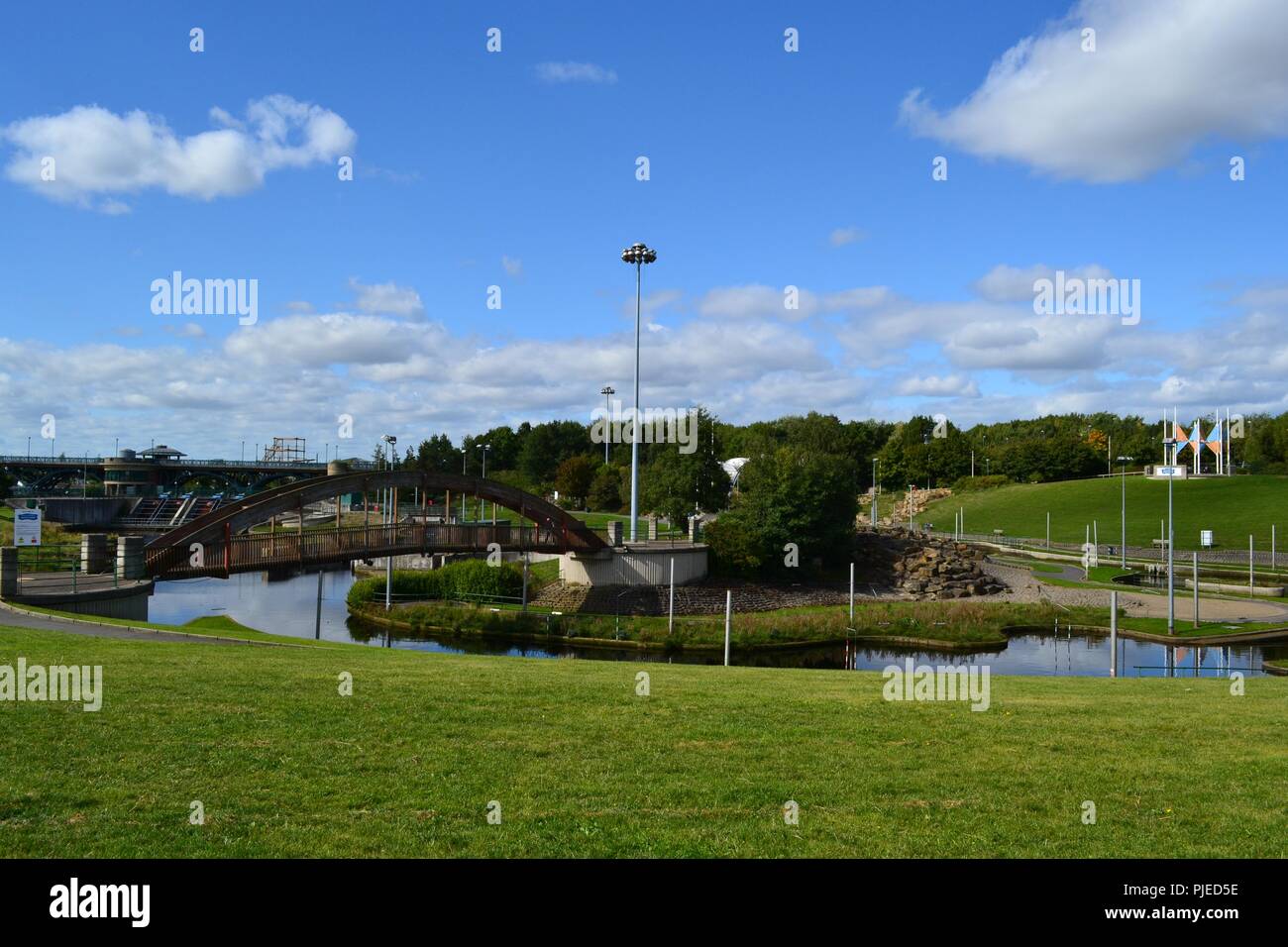 Stunning, naturally lit image of the Tees Barrage International White ...