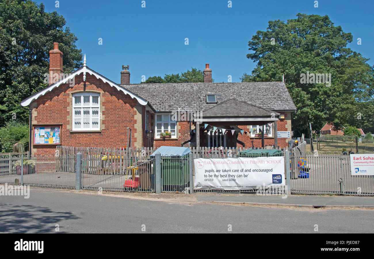 Earl Soham Community Primary School Suffolk Stock Photo - Alamy
