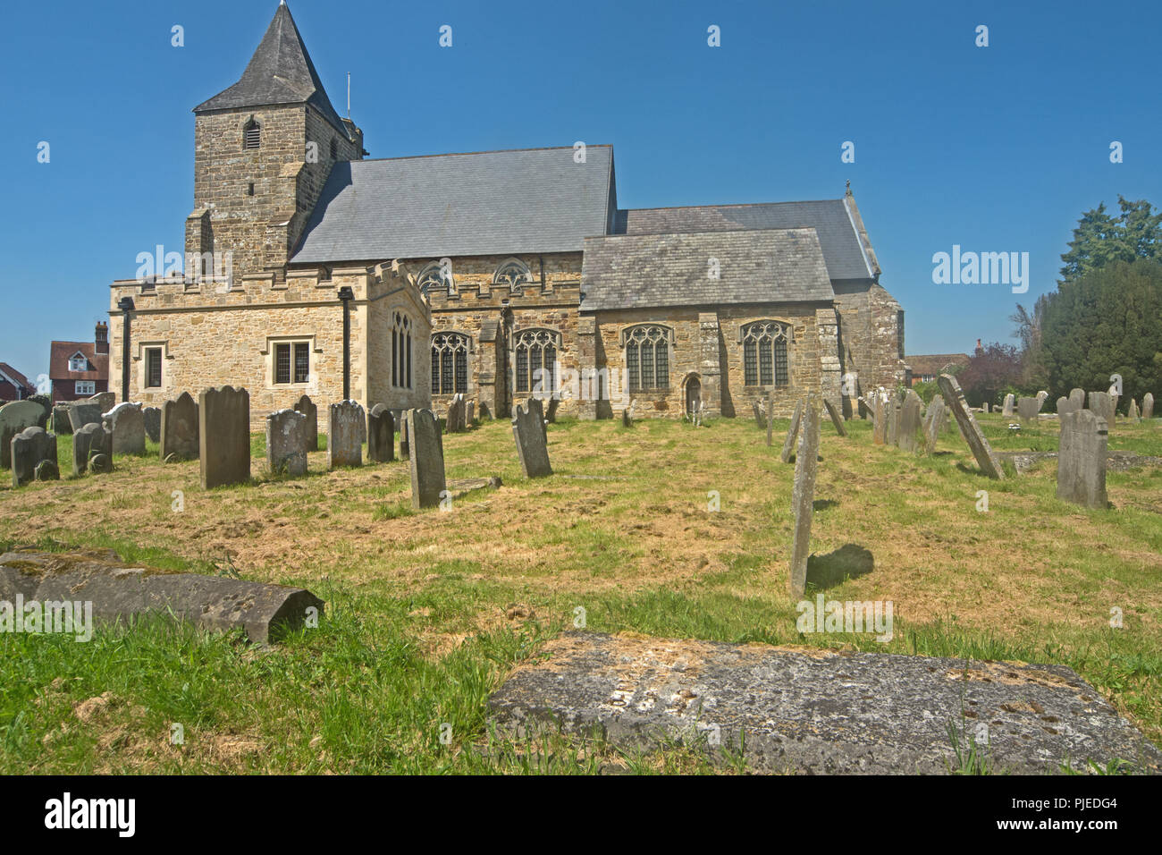 Mendlesham St Mary Church Sussex Stock Photo - Alamy
