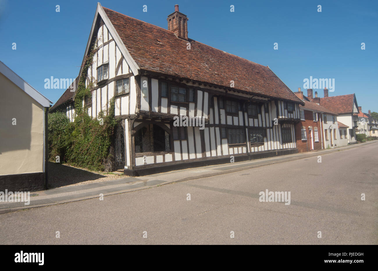 Mendlesham Suffolk Timber Framed House Stock Photo - Alamy