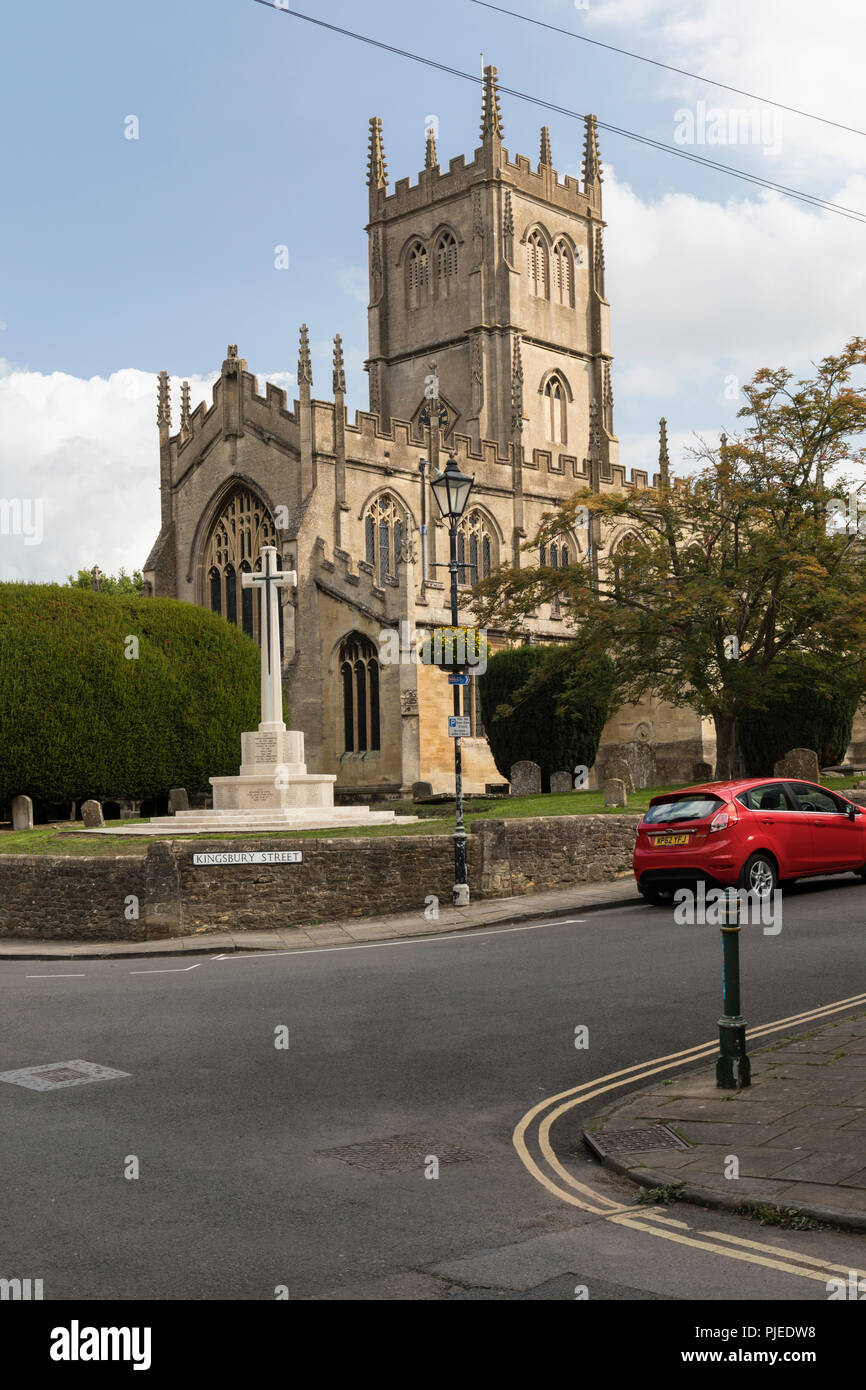St Mary the Virgin Church and Calne War Memorial, Calne, Wiltshire ...