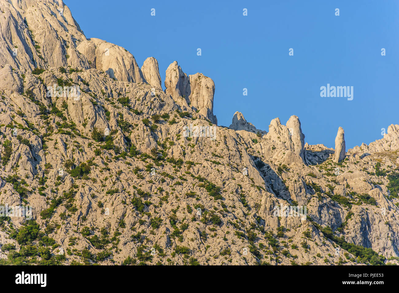Velebit mountains, part of the Dinaric Alps located in Croatia Stock ...