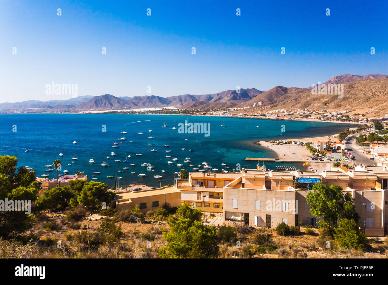 La Azohia beach Murcia in Mediterranean sea Spain Stock Photo - Alamy