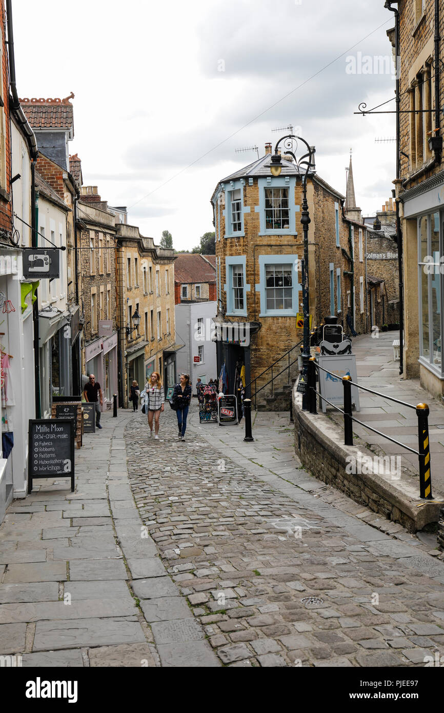 St Catherine Hill, Frome, Somerset, England, UK Stock Photo - Alamy