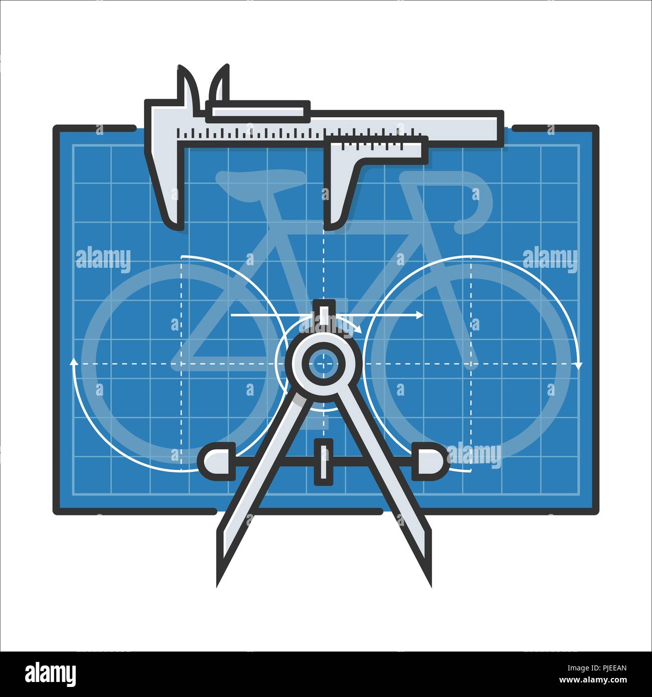 Design draw plans Stock Vector Images - Alamy