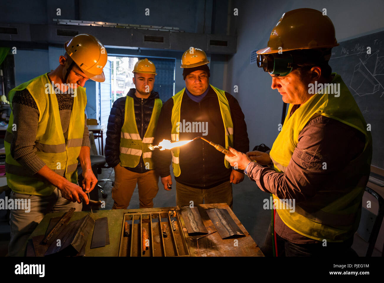 Welding training hi-res stock photography and images - Alamy