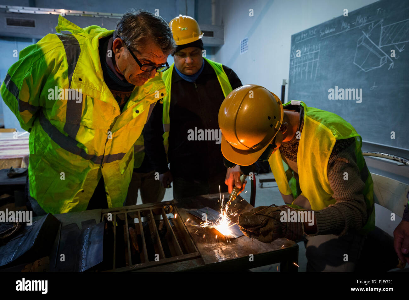 Welding training hi-res stock photography and images - Alamy