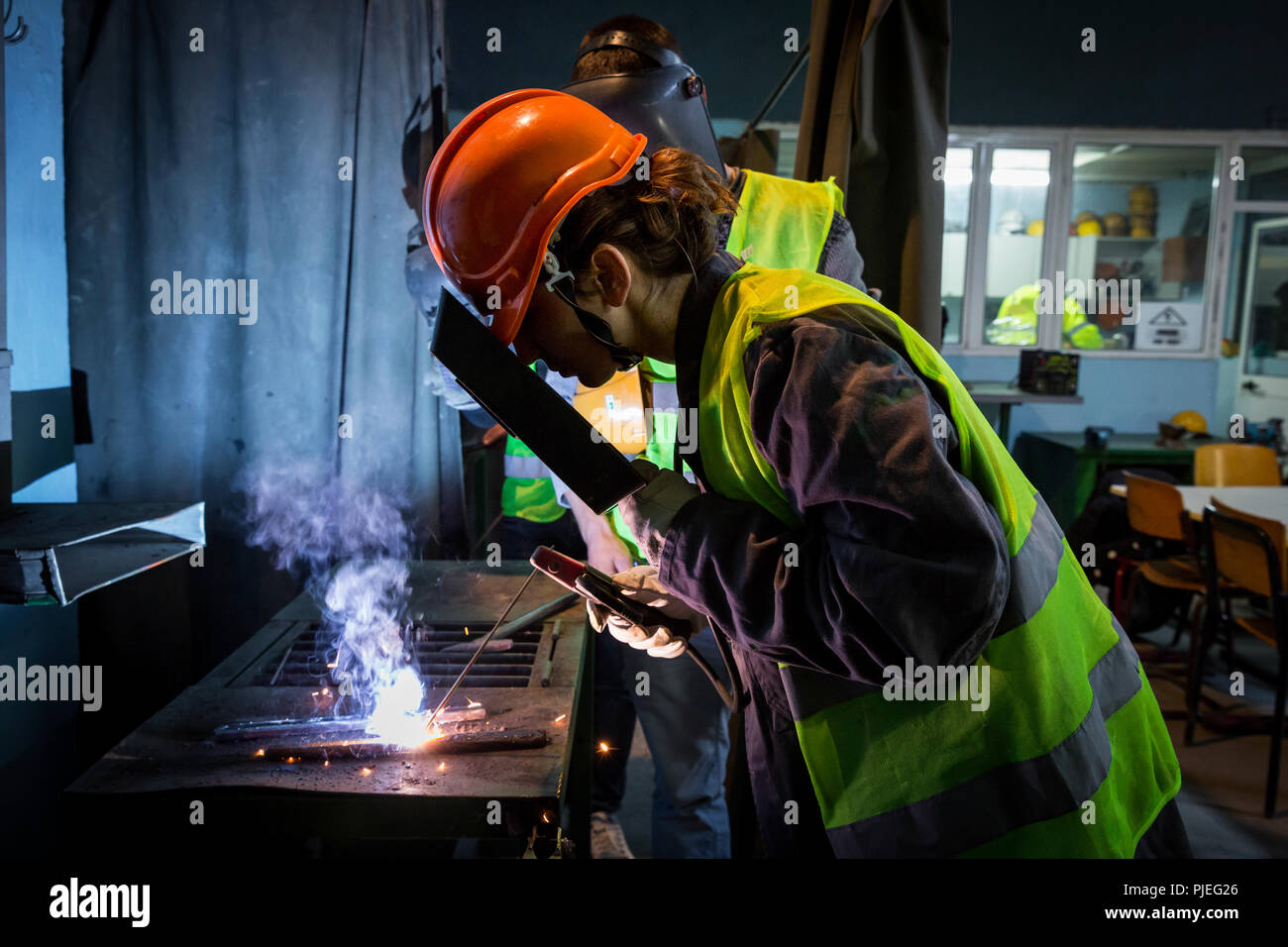 Welding training hi-res stock photography and images - Alamy