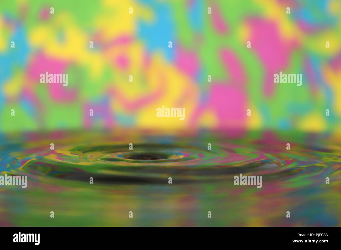 Abstract water droplets photography,drips and drops of water creating ...