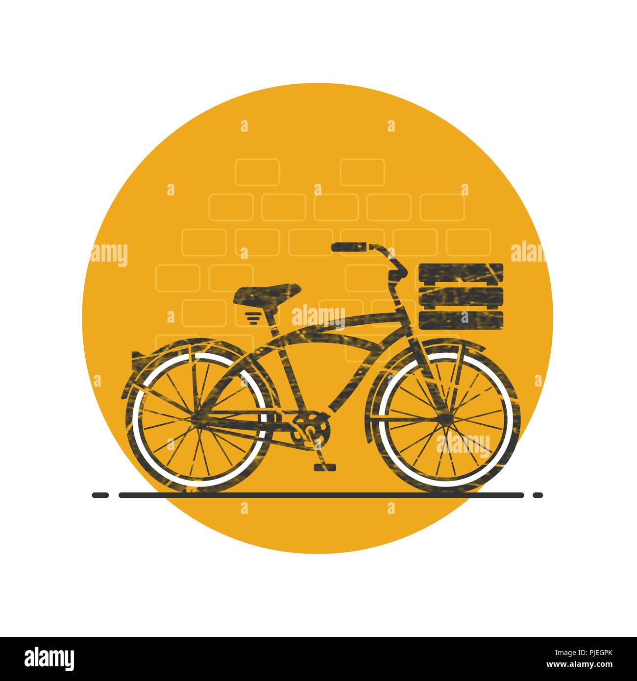 Chopper bicycle Stock Vector Images - Alamy