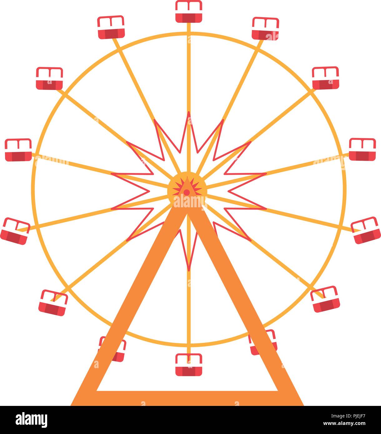 ferris wheel mechanical carnival game Stock Vector Image & Art - Alamy