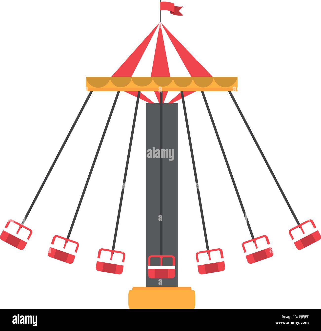 mechanical swing chair carnival game Stock Vector Image & Art - Alamy