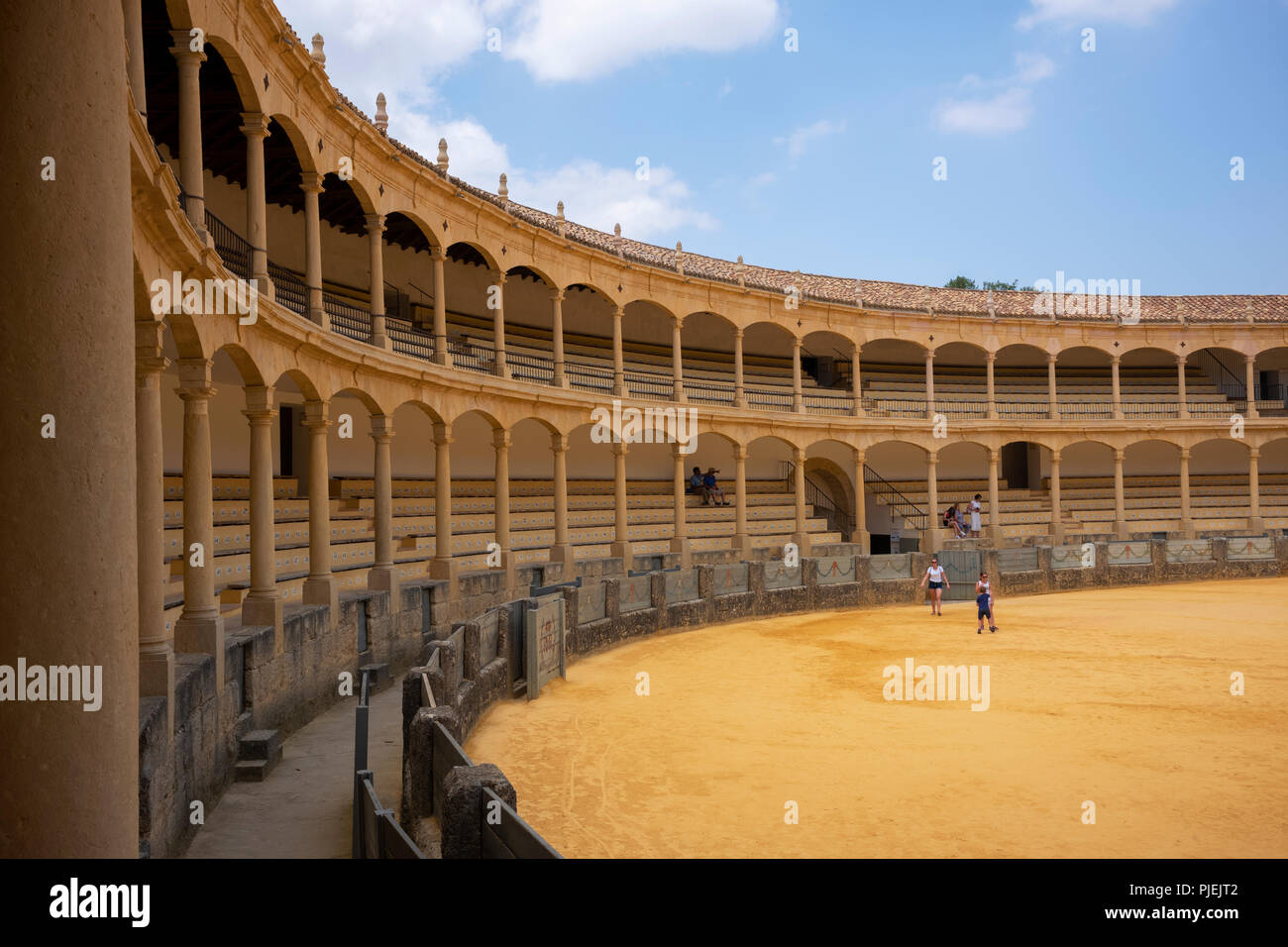 The Plaza de Toros de Ronda in Ronda, Spain, the first bullfighting ...