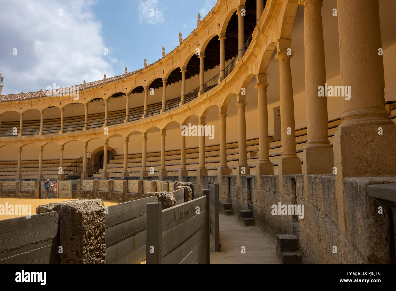 The Plaza de Toros de Ronda in Ronda, Spain, the first bullfighting ...