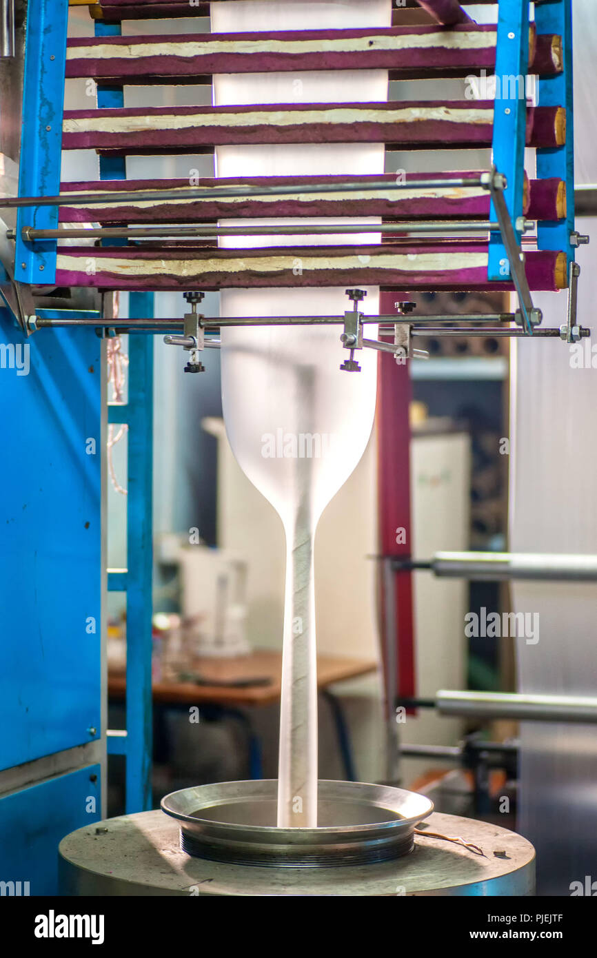 Plastic film packaging line hi-res stock photography and images - Alamy